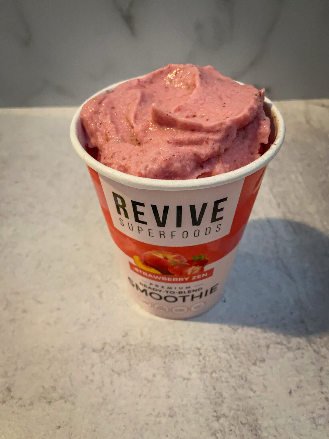 Strawberry Zen Revive in cup - Veg Girl RD