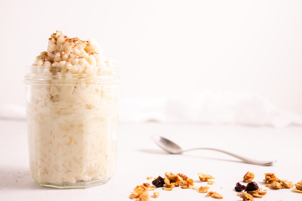 Creamy Vegan Breakfast Rice Pudding - Veg Girl RD